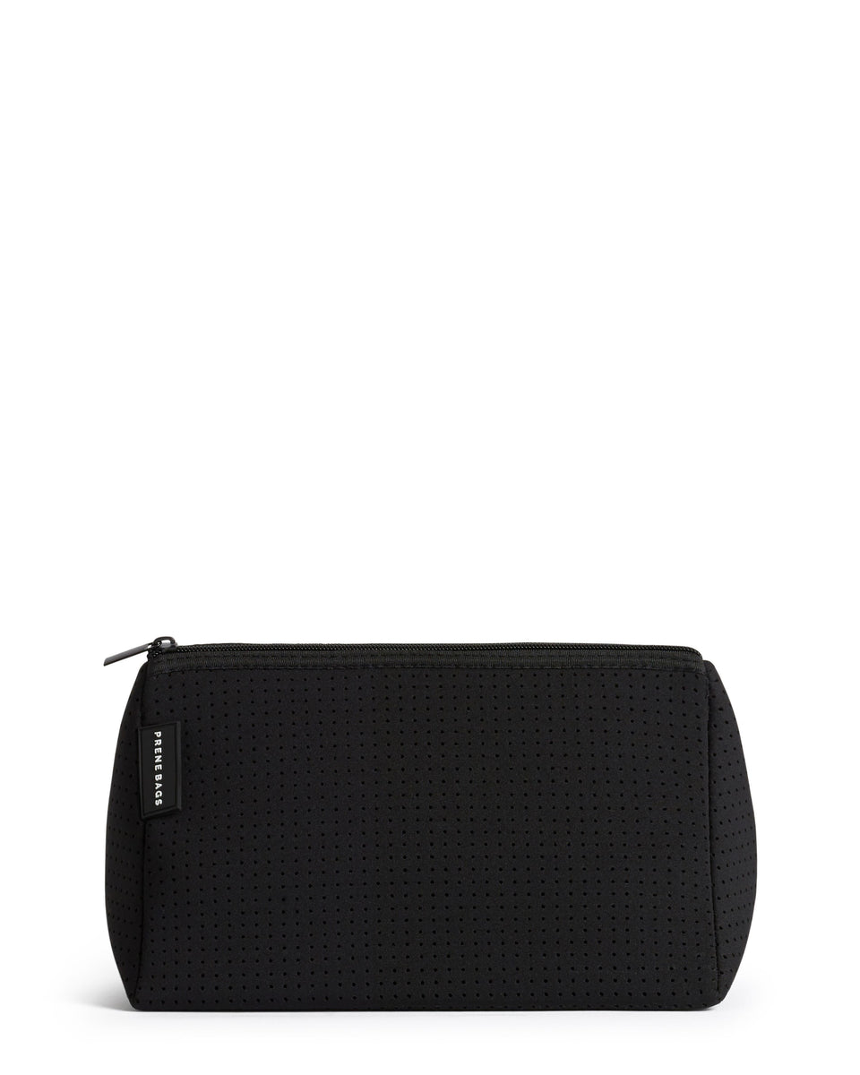 PRENE Cosmetic Bag (BLACK) Neoprene Bag – Blue Butterfly Boutique